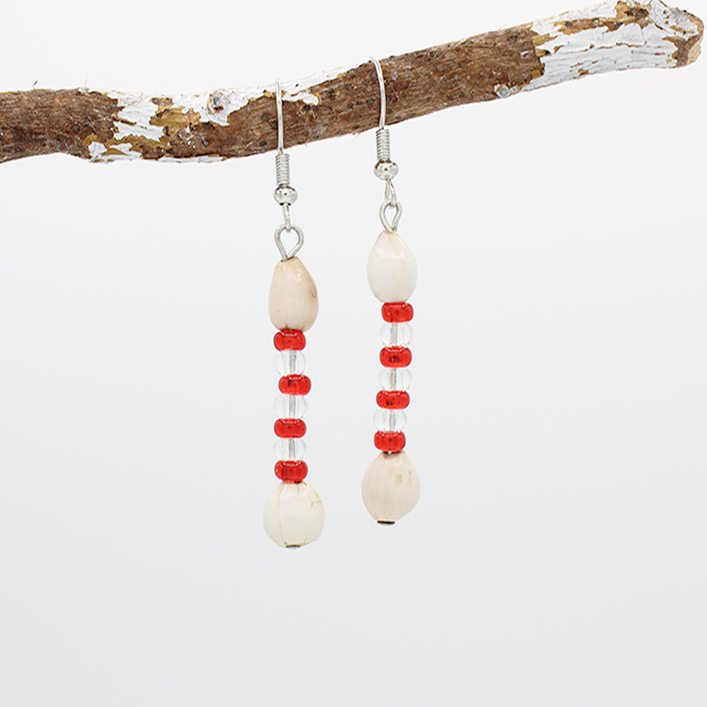 Earrings - Corn Bead – Cherokee Nation Gift Shop