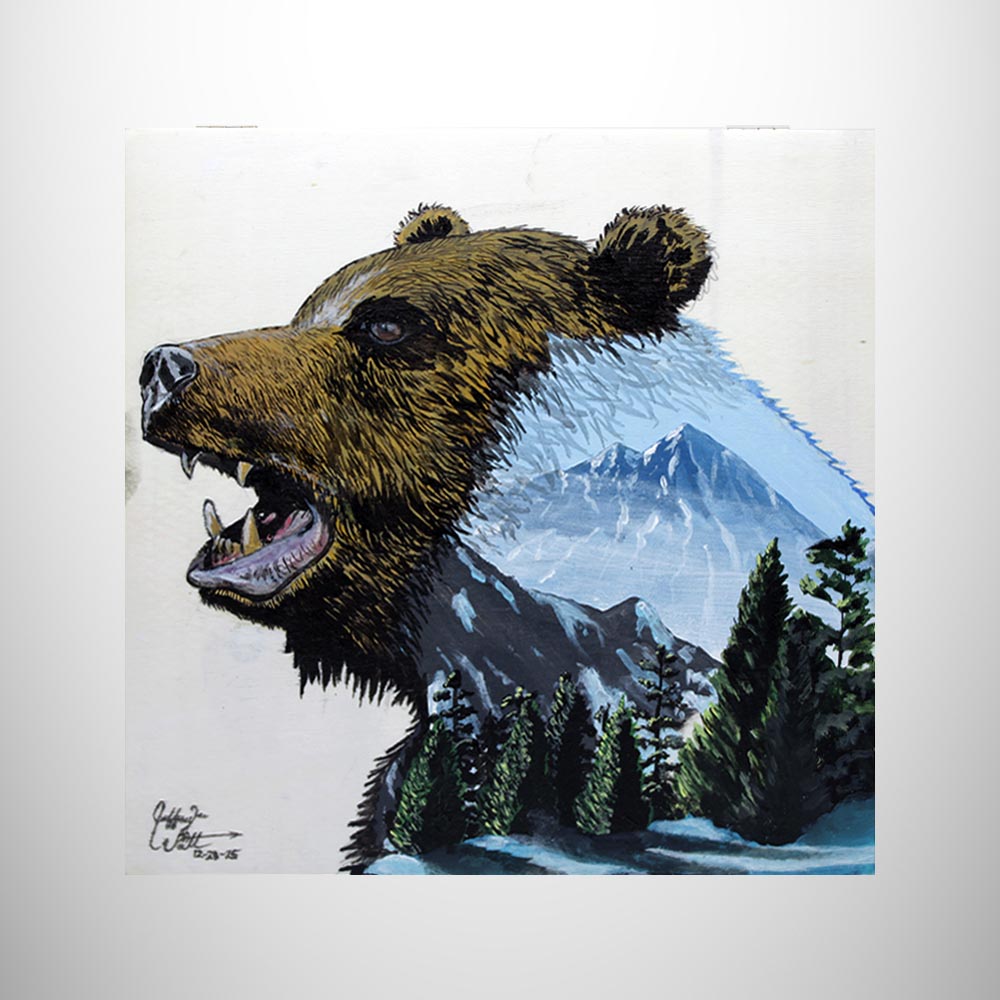 Wooden Box - Bear – Cherokee Nation Gift Shop