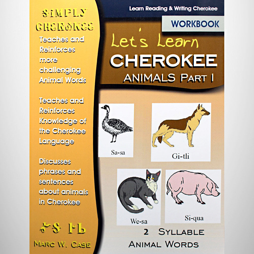 Let's Learn Cherokee - Animals Part I – Cherokee Nation Gift Shop
