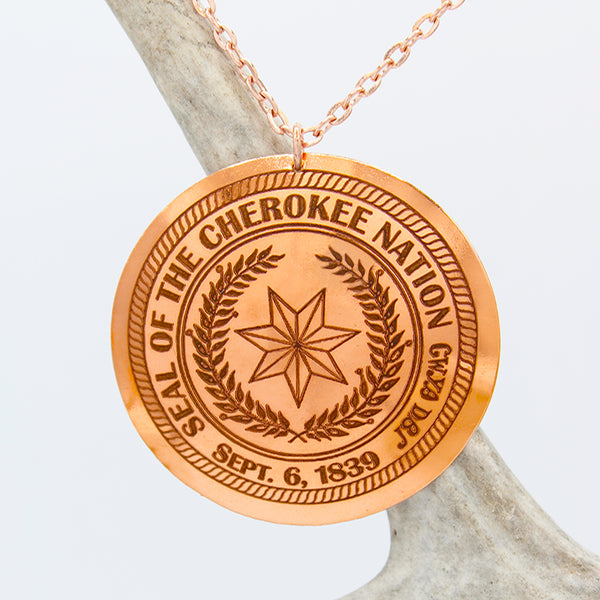 Necklace - Cherokee Nation Seal Medallion – Cherokee Nation Gift Shop