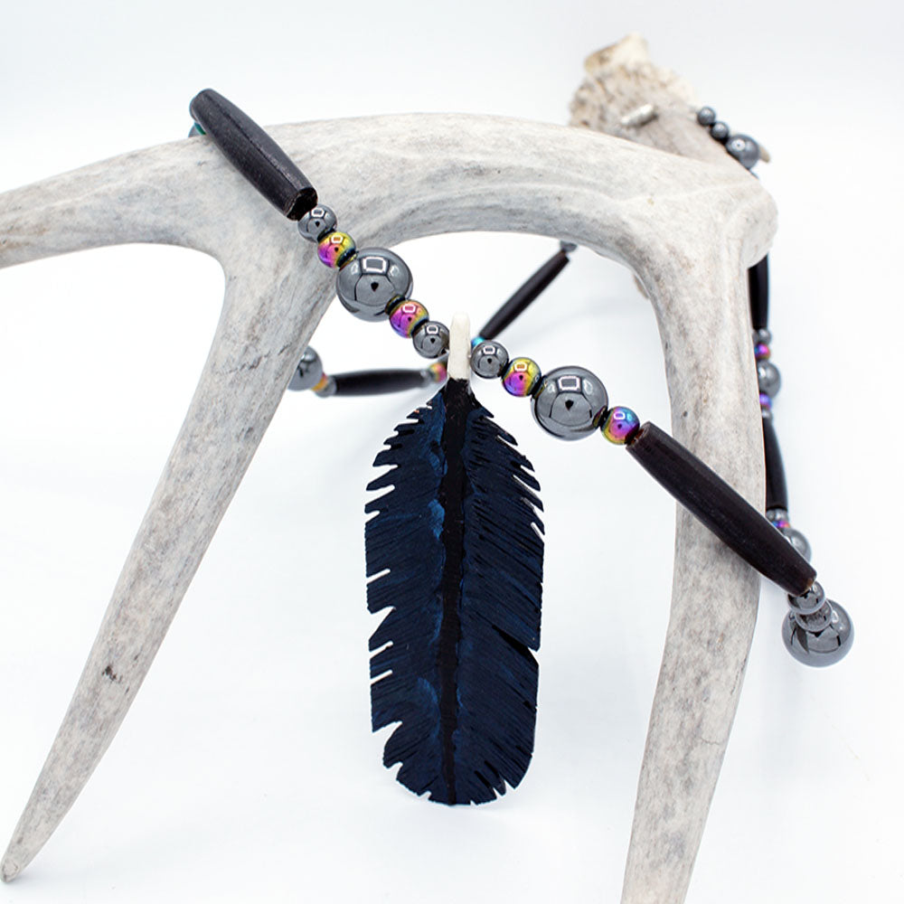 Necklace - Carved Feather – Cherokee Nation Gift Shop