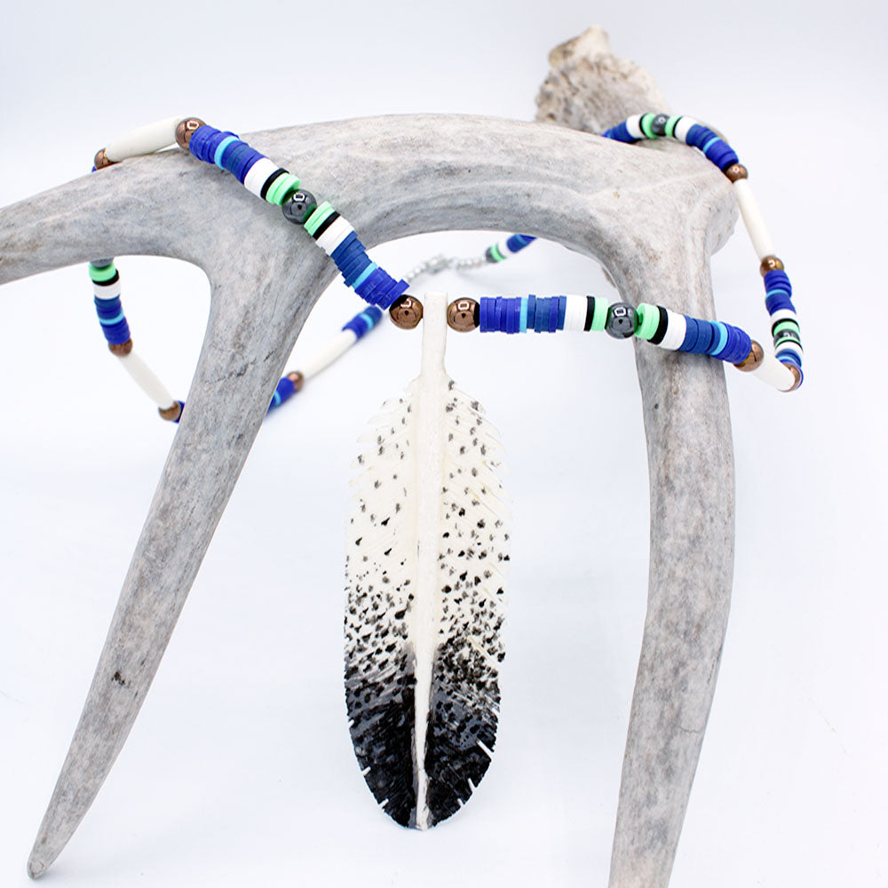 Necklace - Carved Feather – Cherokee Nation Gift Shop