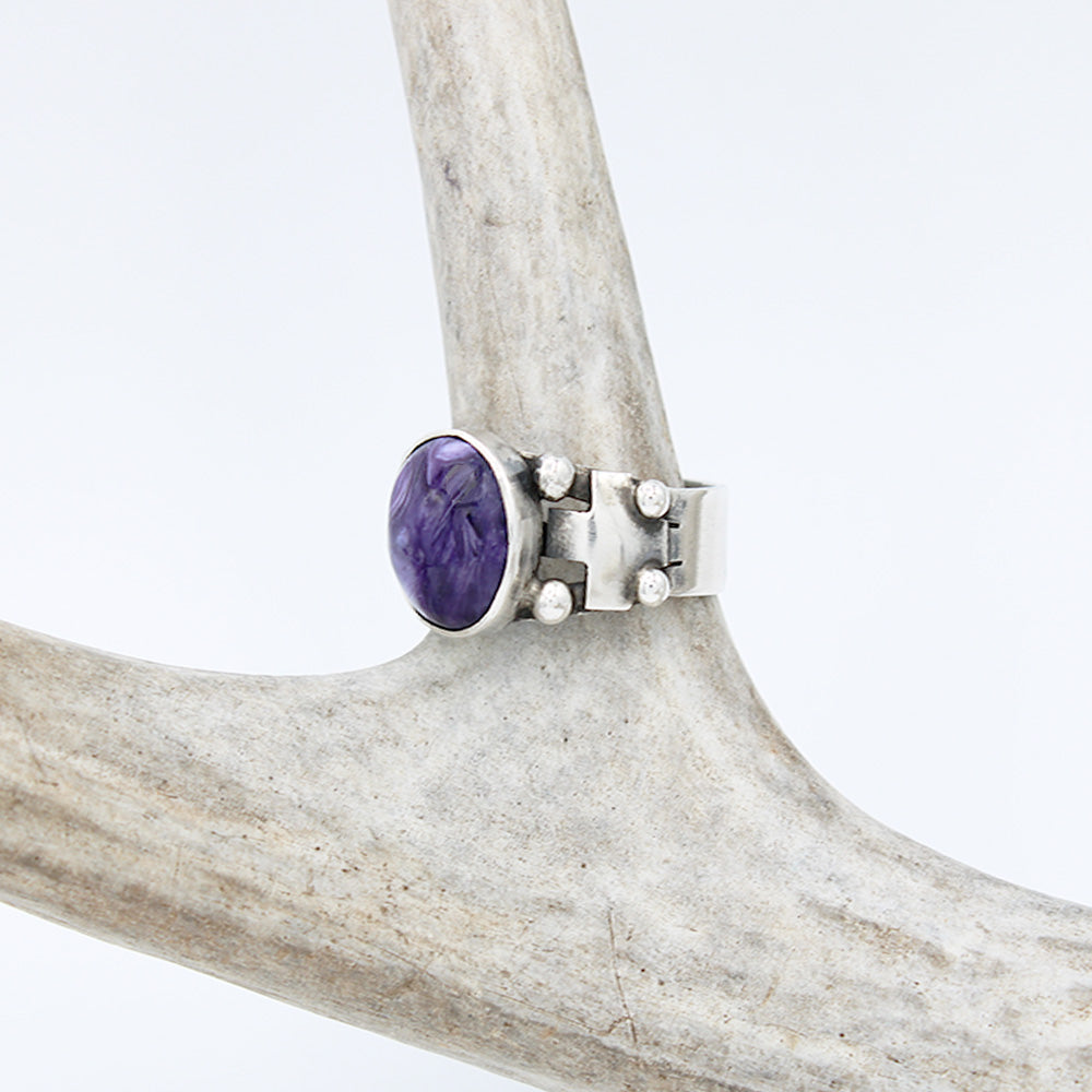 Ring - Charoite – Cherokee Nation Gift Shop