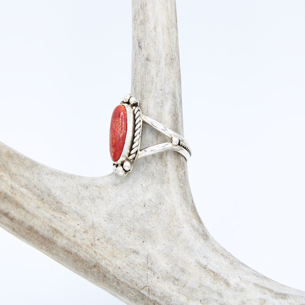 Ring - Coral – Cherokee Nation Gift Shop
