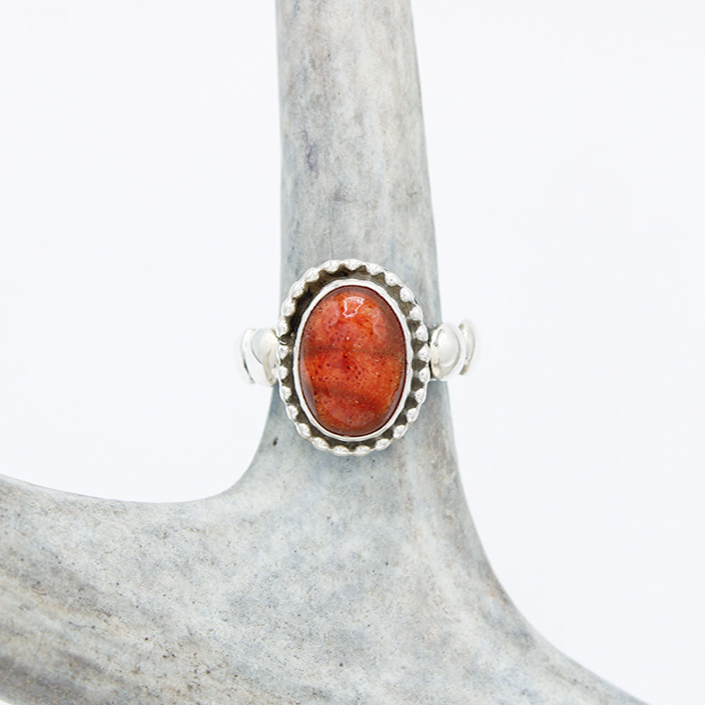 Ring - Coral – Cherokee Nation Gift Shop