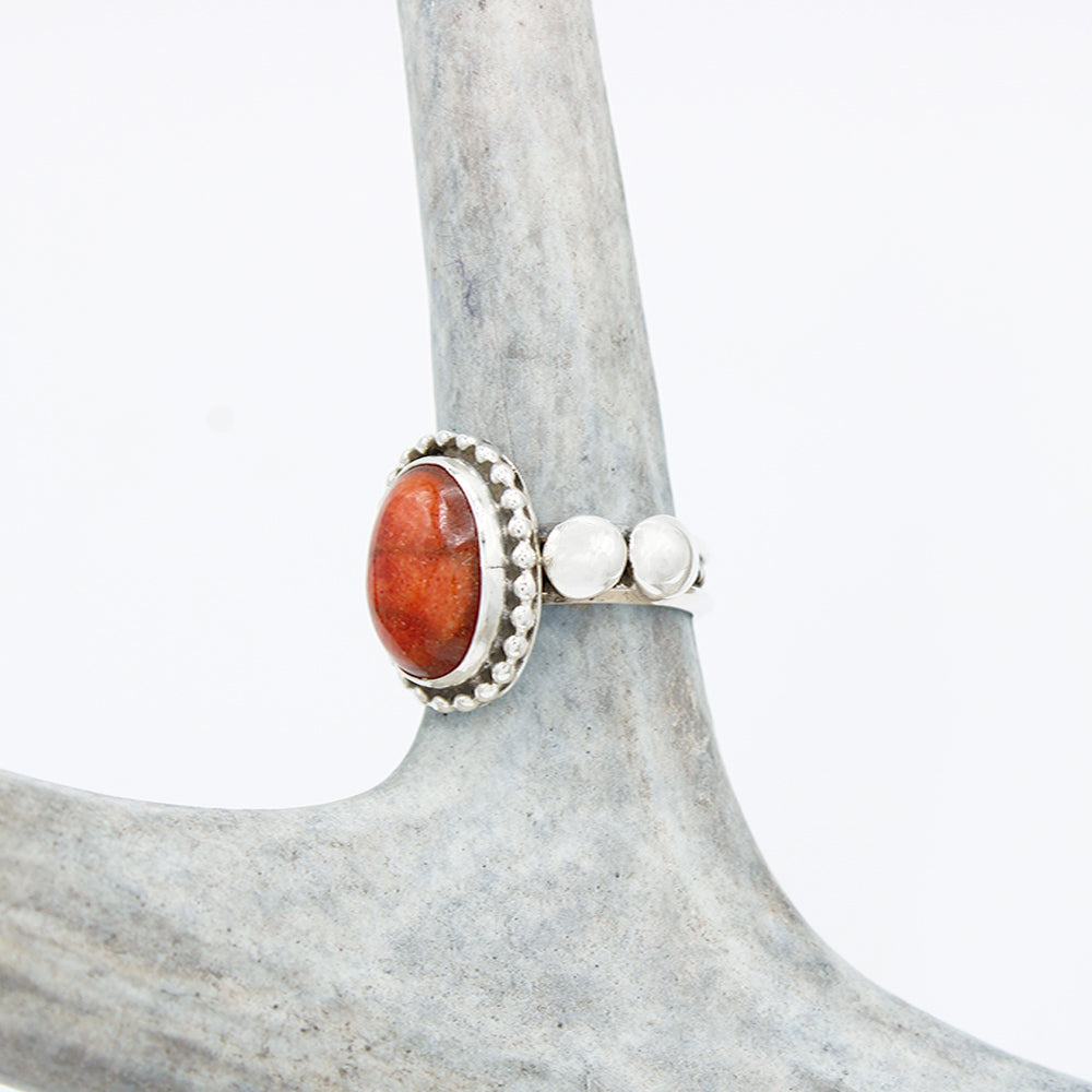 Ring - Coral – Cherokee Nation Gift Shop