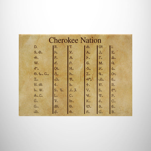 Cherokee Syllabary Magnet – Cherokee Nation Gift Shop