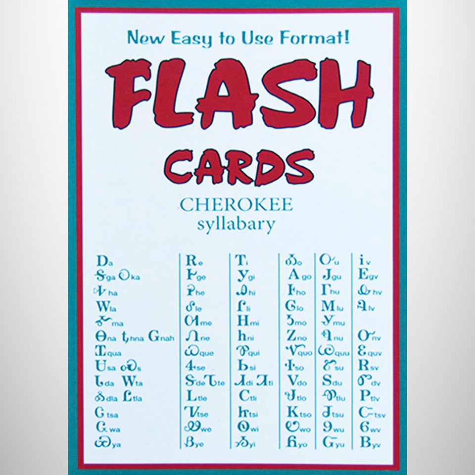 Flash Cards - Cherokee Syllabary – Cherokee Nation Gift Shop