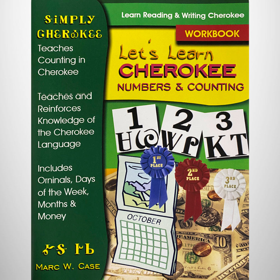Let's Learn Cherokee - Numbers & Counting Workbook – Cherokee Nation ...