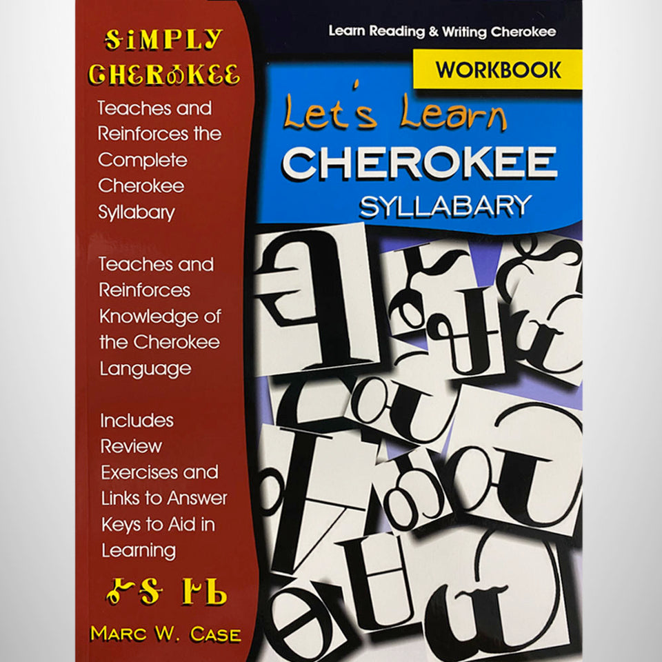 Let's Learn Cherokee - Syllabary Workbook – Cherokee Nation Gift Shop